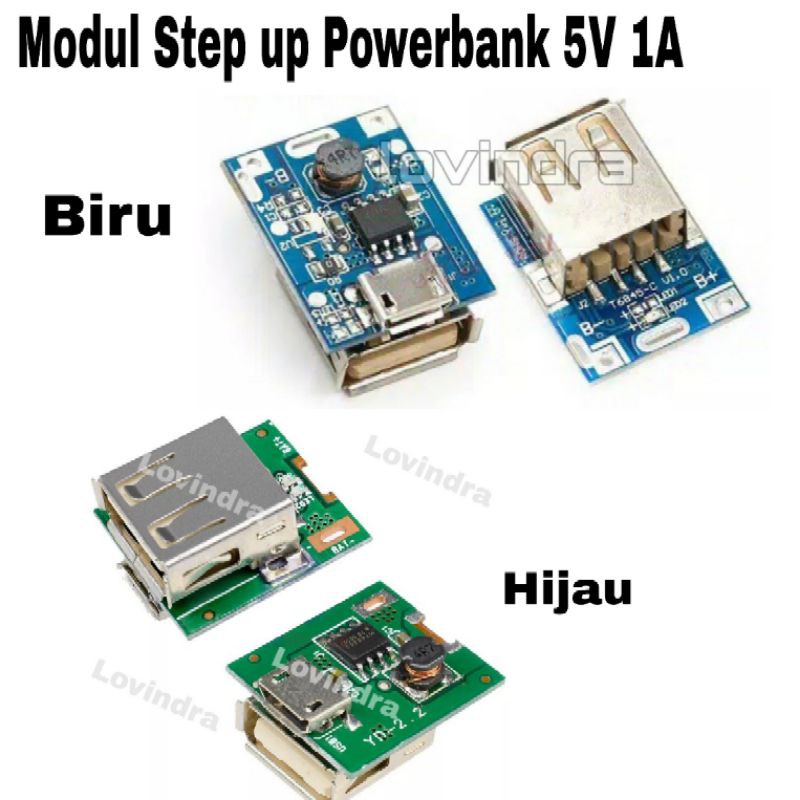 Jual Modul Powerbank Step up 5V 1A Protection Charge Discharge 134N3P ...