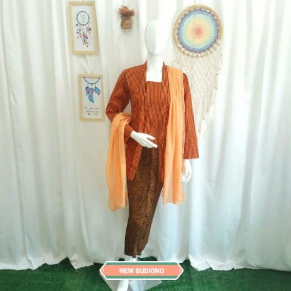 Jual Kebaya lurik selendang bata | Shopee Indonesia