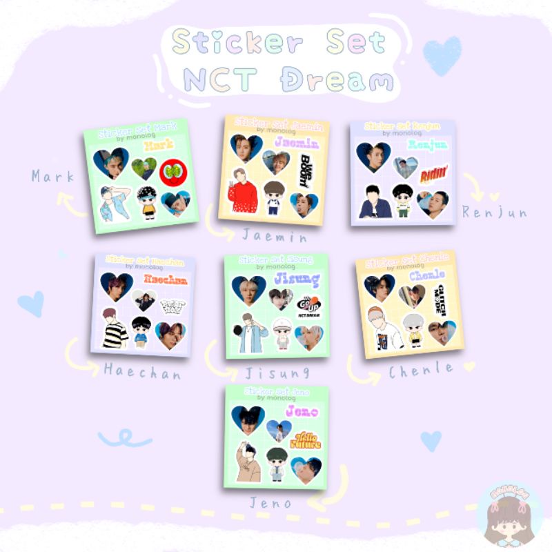 Jual Sticker member NCT Dream part 2 | Shopee Indonesia