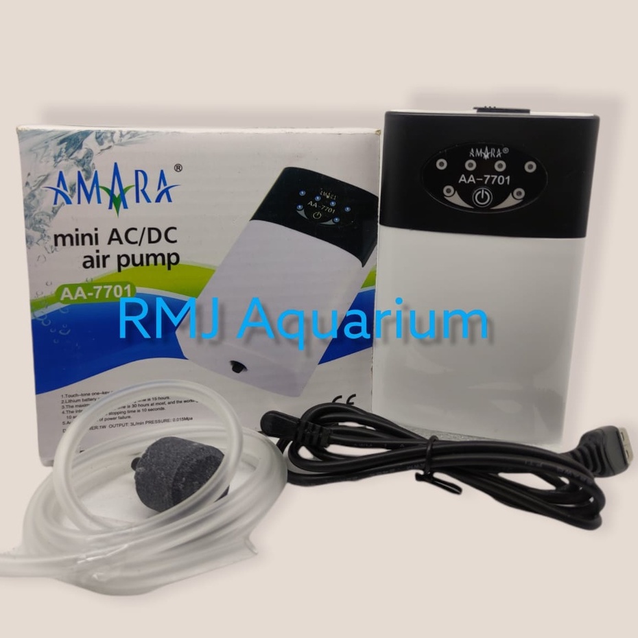 Jual AMARA AA 7701 AIRPUMP PORTABLE AC/DC AERATOR PORTABLE AMARA AA ...