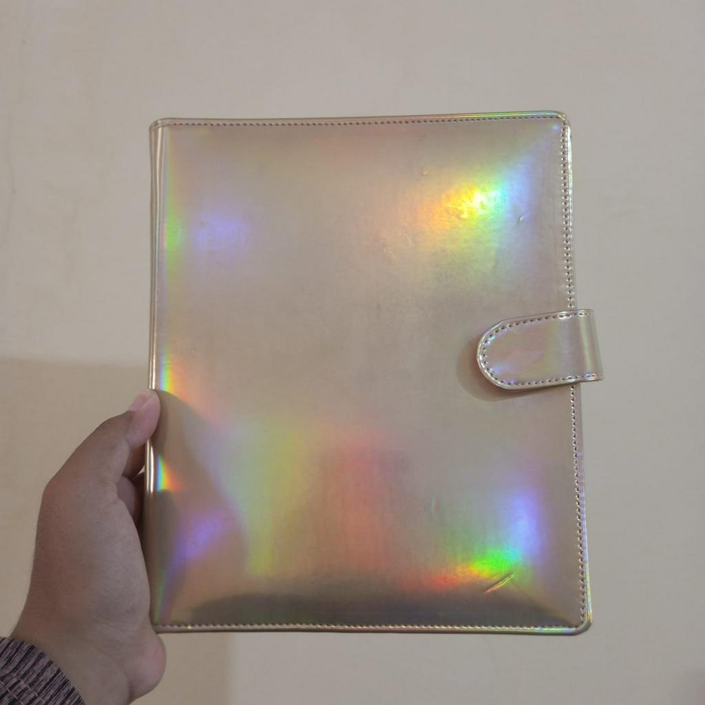Jual Binder Nabung Hologram A6 Free Custome Nama Paket Kombo Warna ...