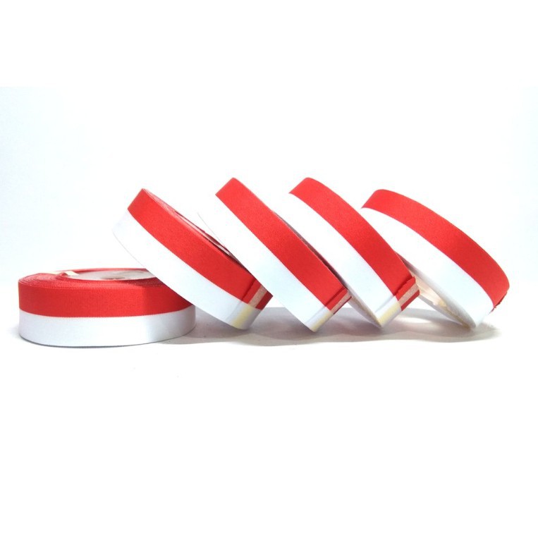 Jual PITA BENDERA MERAH PUTIH 1" 2.5cm (16 meter) | Shopee Indonesia