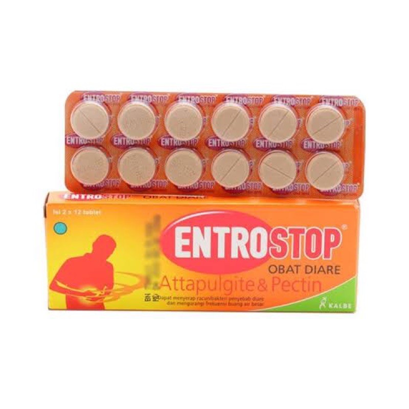 Jual Entrostop Obat Diare 1 pak (6kotak) | Shopee Indonesia