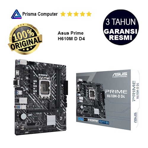 Jual Motherboard Asus Prime H610M D D4 | Shopee Indonesia