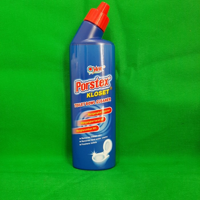 Jual YURI Porstex Closet/ Toilet Bowl Cleaner Botol 500ml | Shopee ...