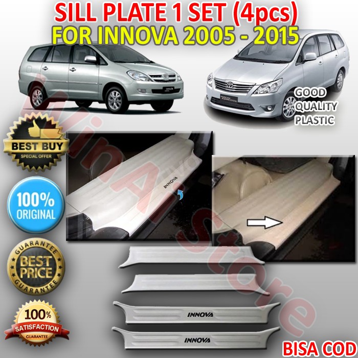 Jual SILL PLATE SAMPING INNOVA 2004-2015 MODEL ORIGINAL INNOVA | Shopee ...