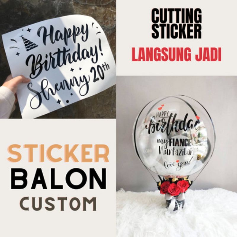Jual Stiker balon pvc | Shopee Indonesia