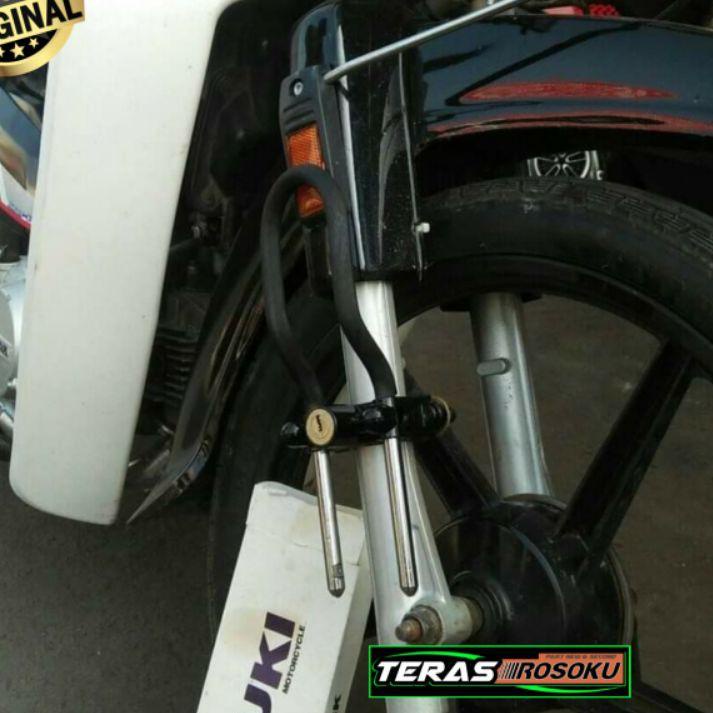 Jual KUNCI GEMBOK LOCK PENGAMAN GANDA FORK SOK DEPAN SEMUA MOTOR !! | Shopee Indonesia