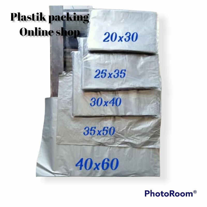 Jual Plastik Packing HD 20X35 Tebal 03 Hitam kiloan (isi 1kg) Tanpa ...