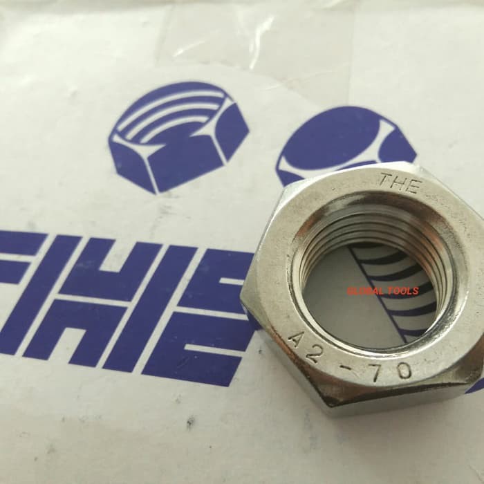 Jual Mur Stainless THE A2-70 m20 pitch 2.5 mur stainless baut sus 304 ...