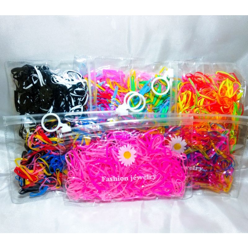 Jual KARET RAMBUT JEPANG ELASTIS/KARET RAMBUT HITAM POLOS/KARET RAMBUT ...