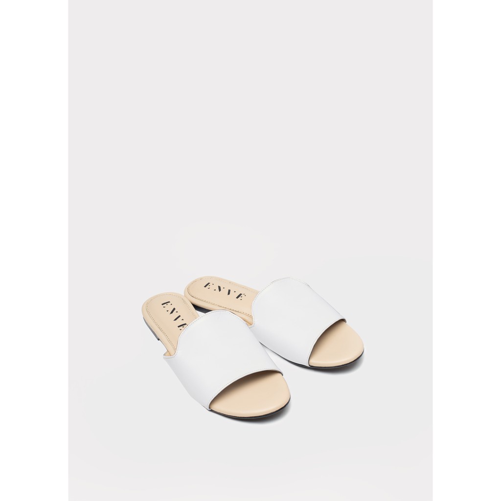 Jual Envelogy Reva Sandals - White | Shopee Indonesia