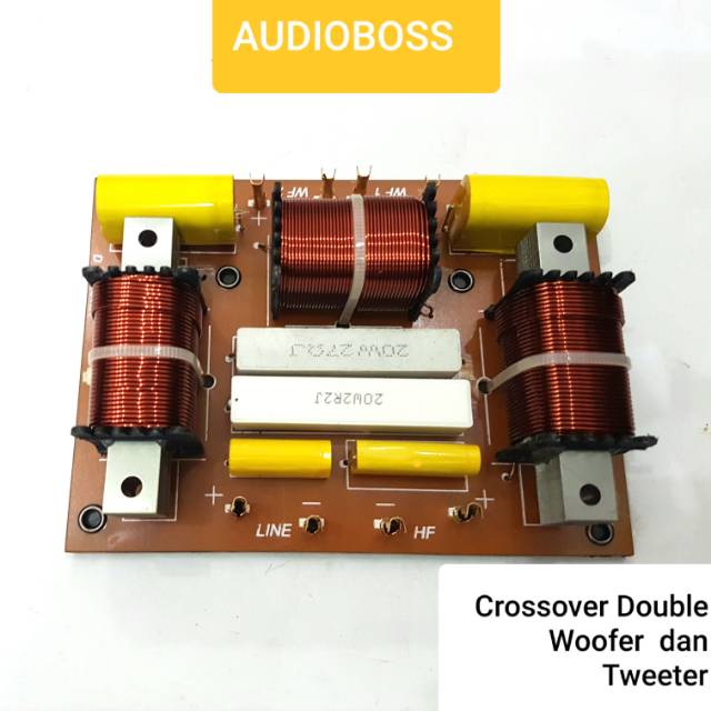 Jual Crossover Pasif Double Woofer dan Tweeter 600 Watt Output 2 Low ...