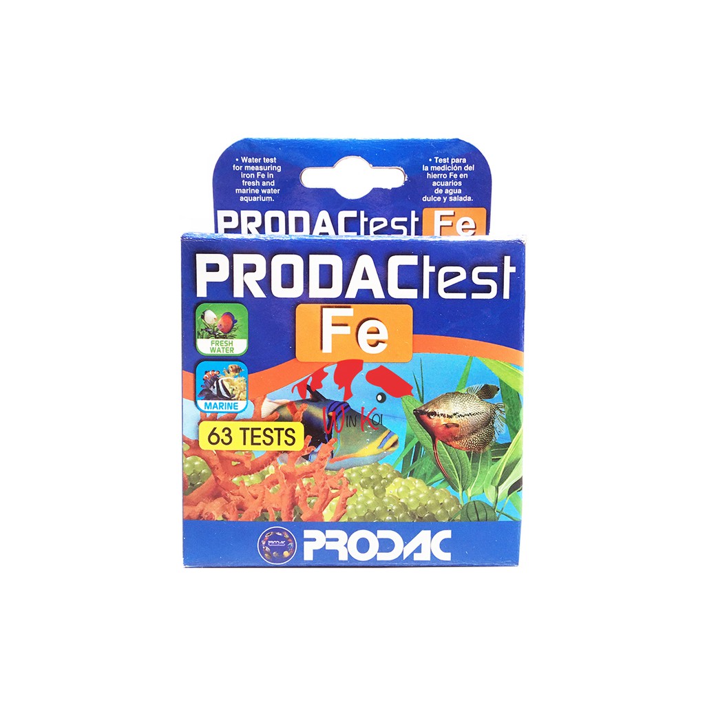 Jual PRODAC PRODACTEST FE IRON TEST KIT KADAR BESI WATER TEST | Shopee ...