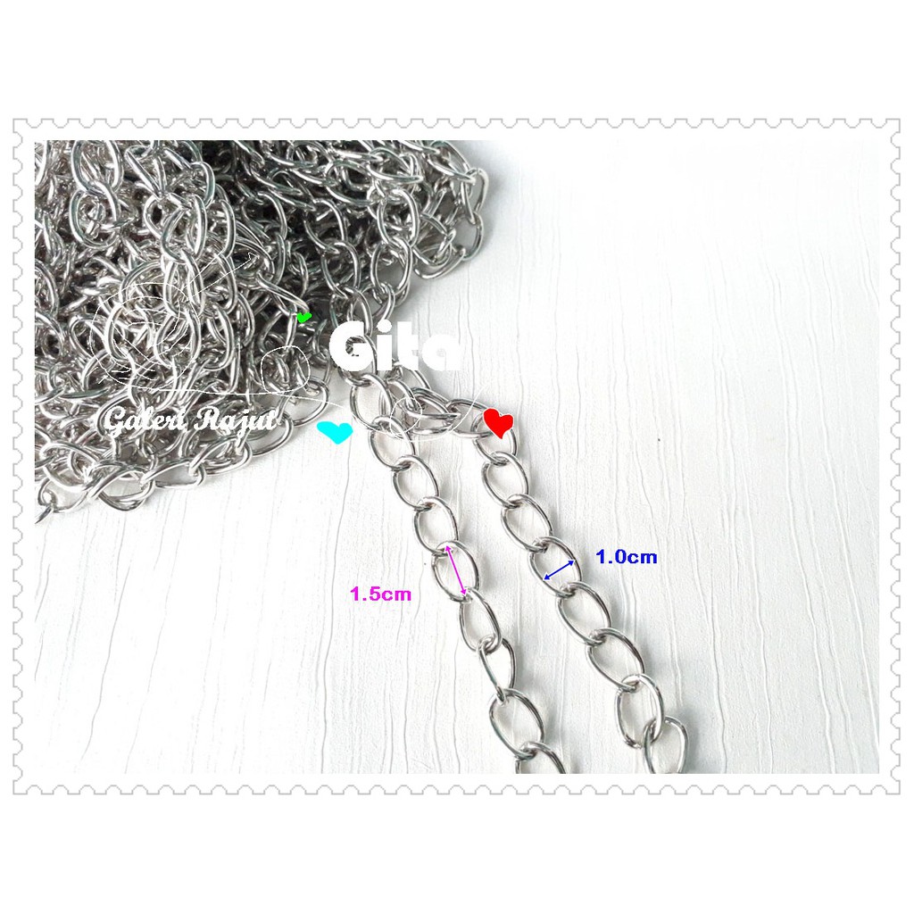 Jual Tali Tas Metal / Rantai Tas / Handle Tas (Bahan Tas) | Shopee ...