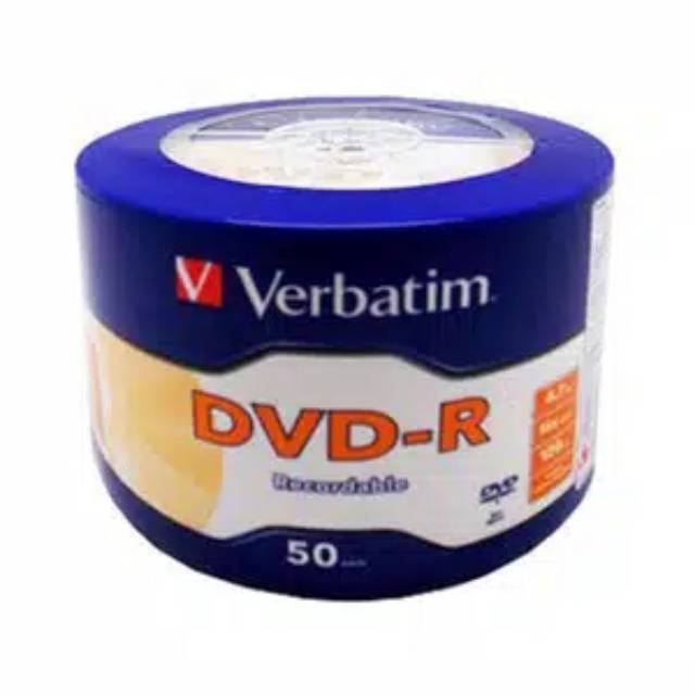 Jual DVD-R VERBATIM 16x Bulk Pack (50 pc ) | Shopee Indonesia