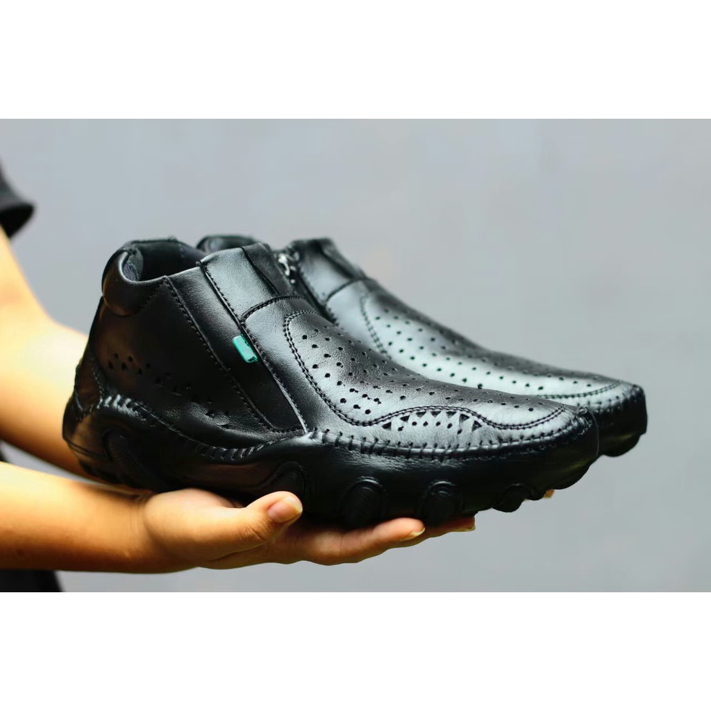 Jual BDG X PUYOL Sepatu Boots Pria Resleting Sepatu Pria Casual Boot ...