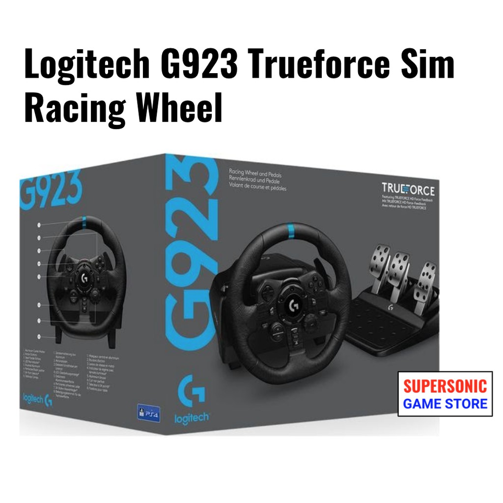 Jual Logitech G923 Trueforce Sim Racing Wheel With Shifter | Shopee Indonesia