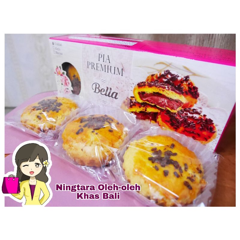 Jual PIA PREMIUM BELLA OLEH-OLEH KHAS BALI (RASA COKLAT, NANAS, DURIAN ...