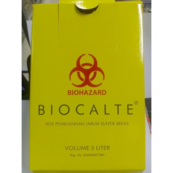 Jual Safety Box Biocalte 5 liter Yellow | Shopee Indonesia