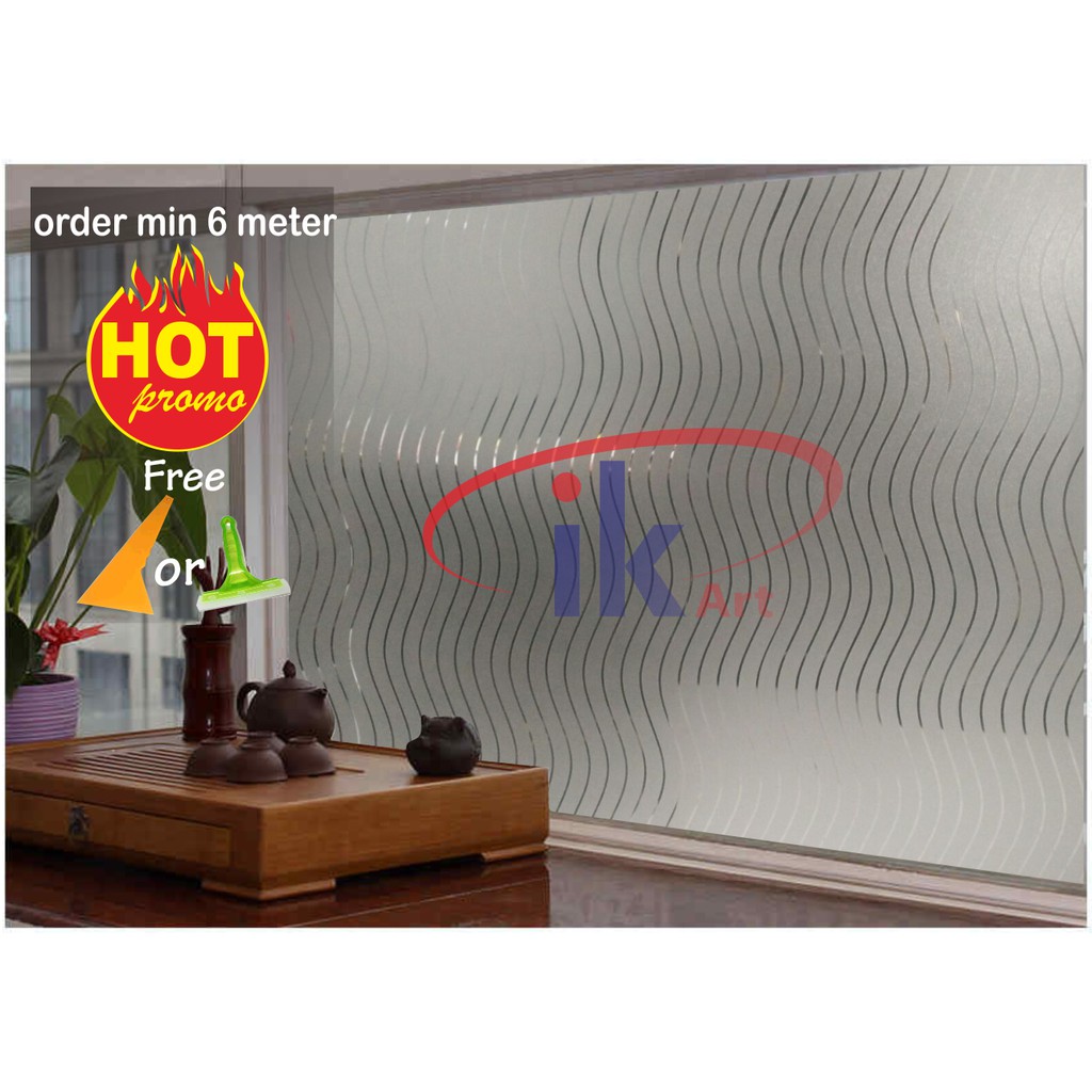 Jual STIKER KACA STICKER KACA MOTIF GARIS GELOMBANG 122 KACA FILM MOTIF ...