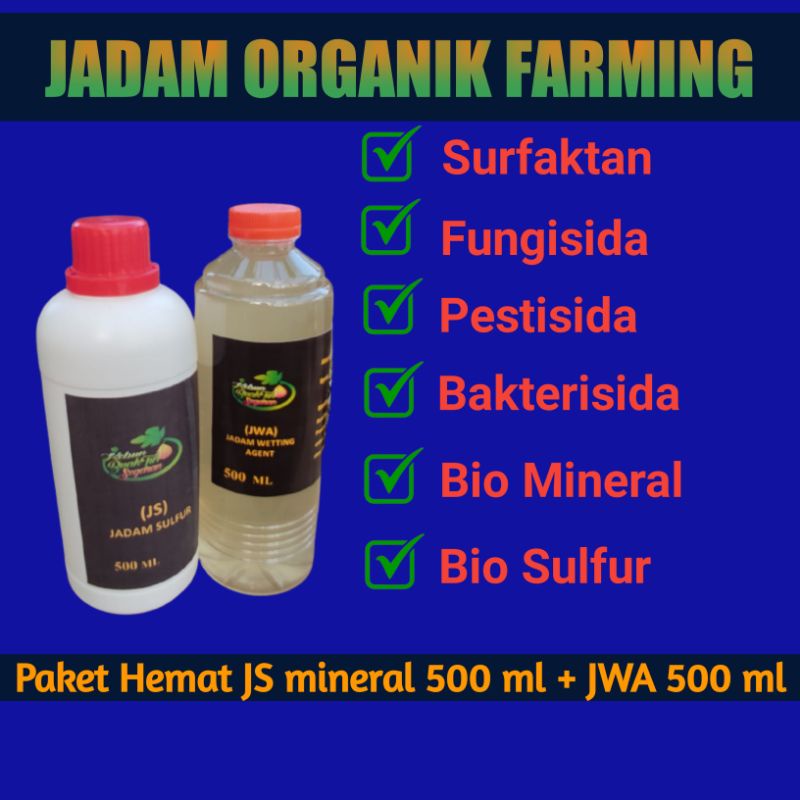 Jual JADAM SULFUR bermineral PAKET HEMAT (500 ML JS + 500 ML JWA ...