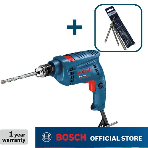 Jual Bosch Bor Tembok Listrik dengan Mata Bor Tembok Set 3pcs CYL-2 ...