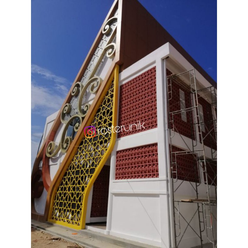 Jual Roster bata / roster terakota motif Lb 4 merah | Shopee Indonesia