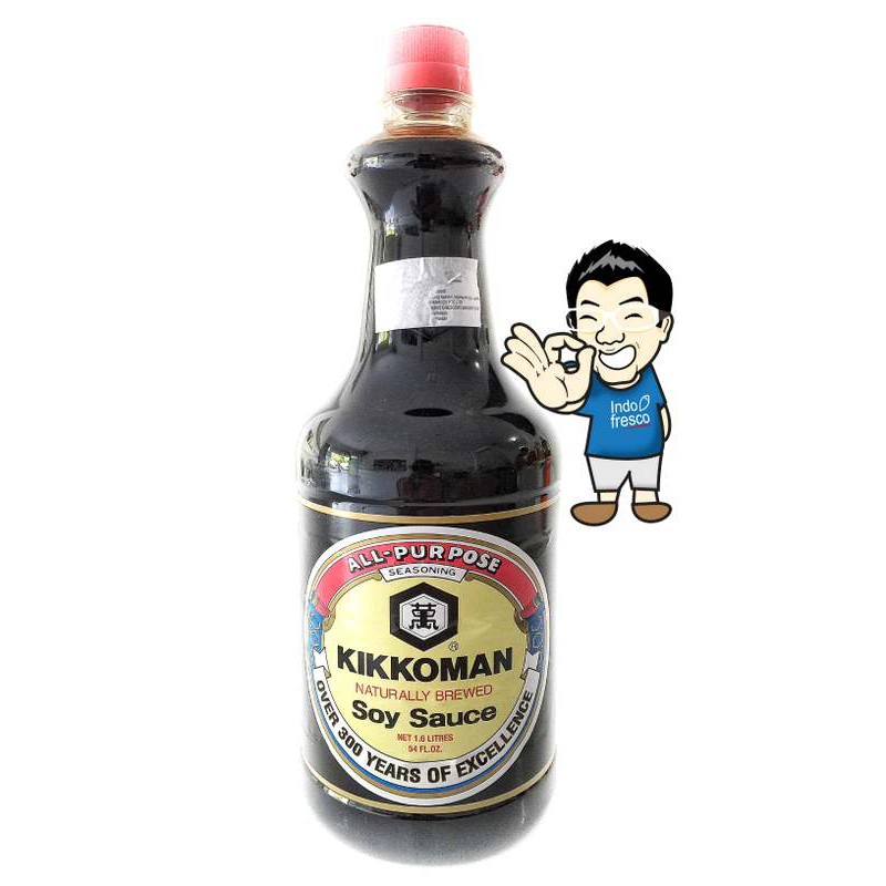 Jual Kikkoman Soy Sauce Shoyu Premium- Kecap Jepang 1.6L | Shopee Indonesia