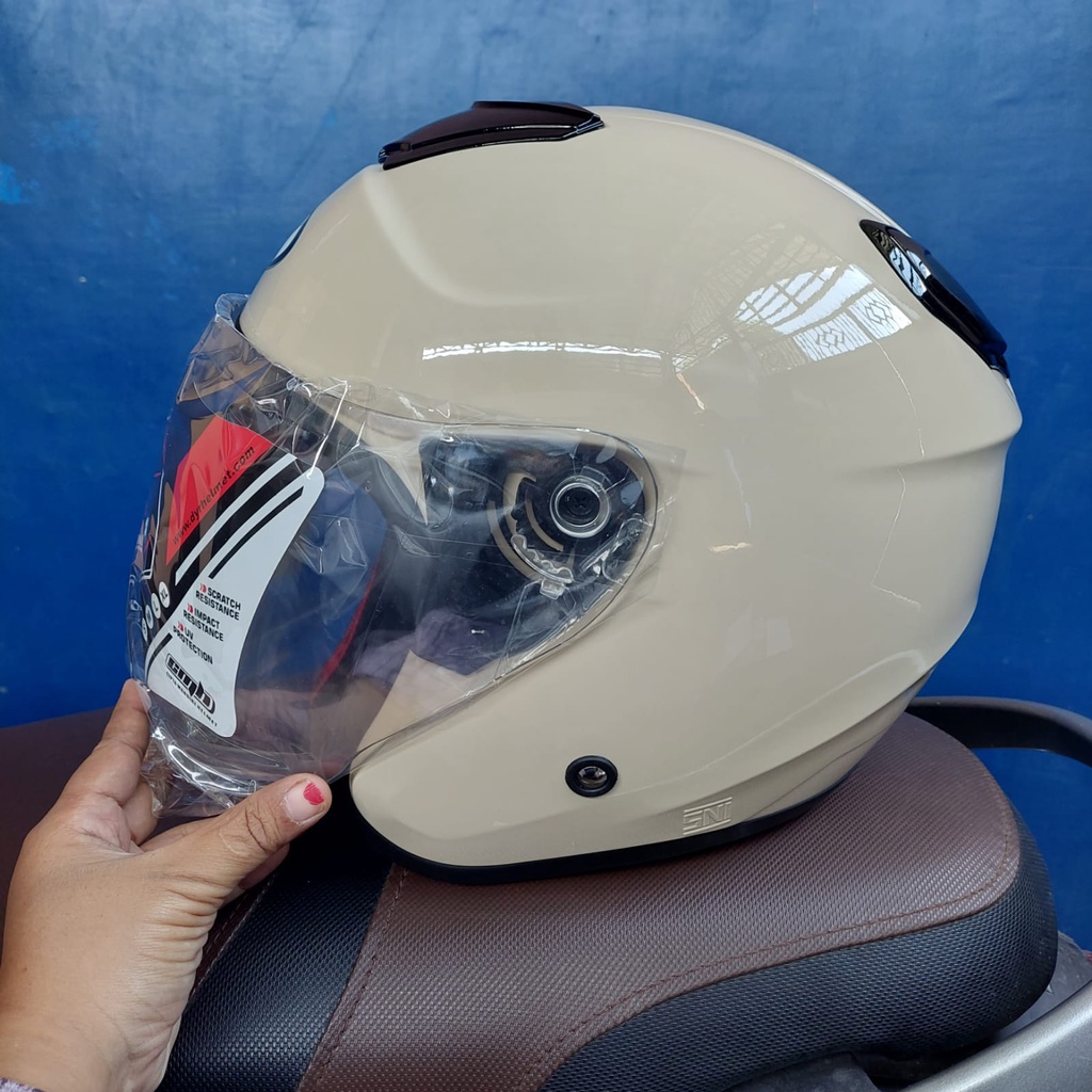 Jual HELM DYR OSAKA ORIGINAL IVORY / DYR IVORY / DYR KREM | Shopee ...