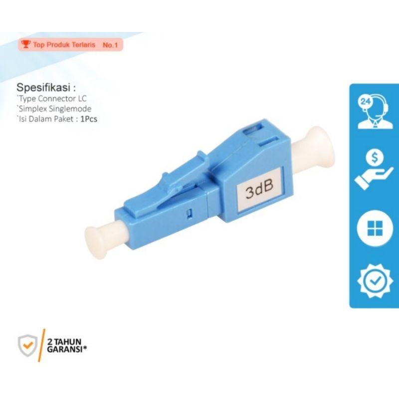 Jual Attenuator LC 2db 3db 5db 7db 10db 15db Fiber Optic LC UPC | Shopee Indonesia