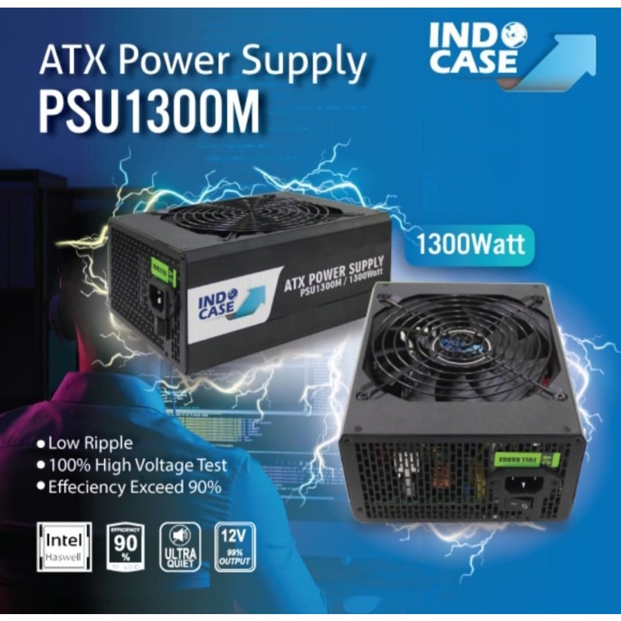 Jual PSU1300M MINING / PSU PROMINER 1300W/ 6 PCIE,MINING PSU | Shopee ...