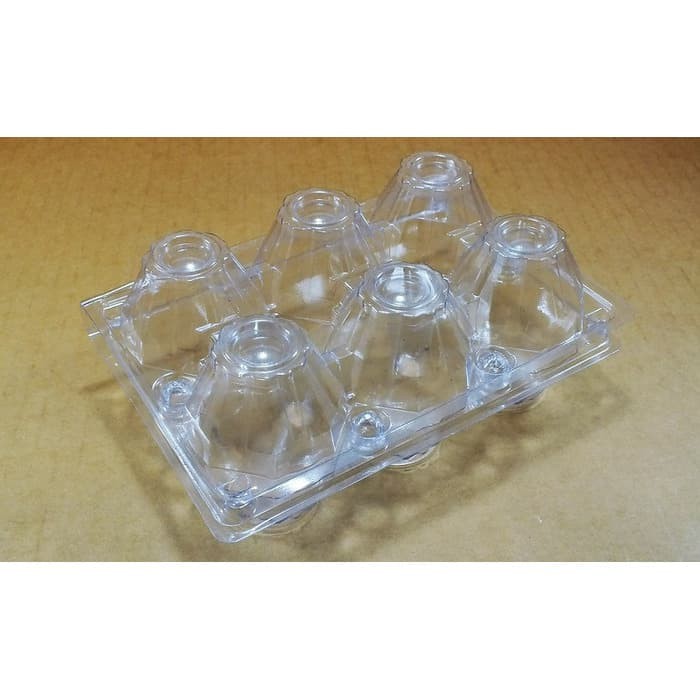 Jual Tray Telur Egg Tray Mika Telur Isi 6 Butir | Shopee Indonesia