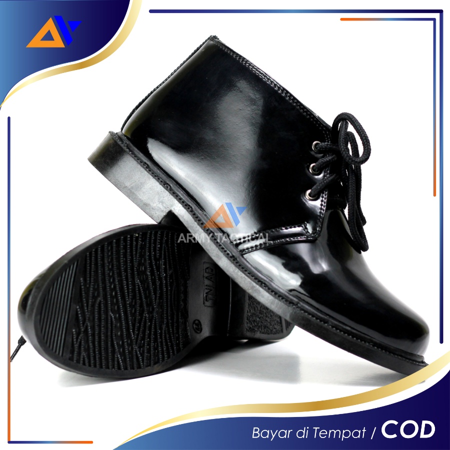 Jual Sepatu Dinas PDH Kerja TNI Dof Pria Paskibraka Satpam Security ...