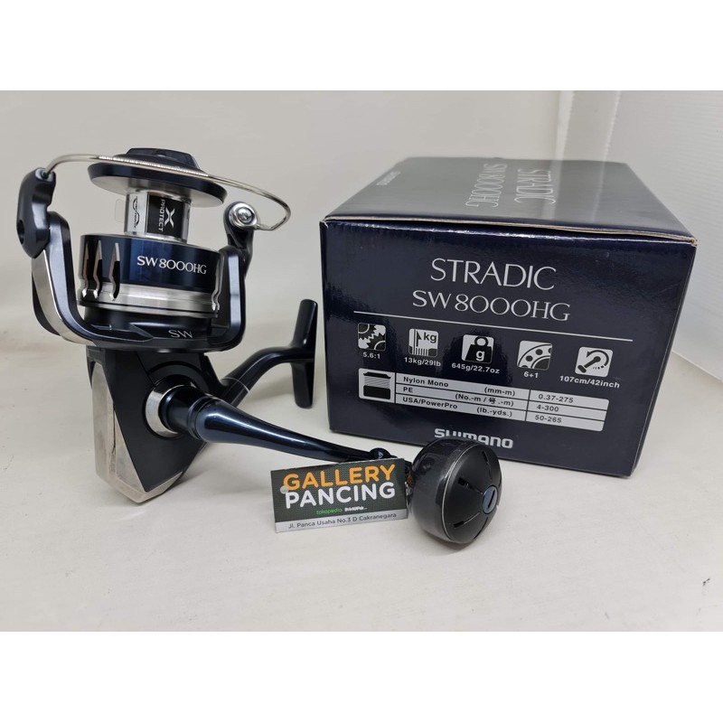 Jual Reel Shimano Stradic SW 8000HG - 2020 Model | Shopee Indonesia