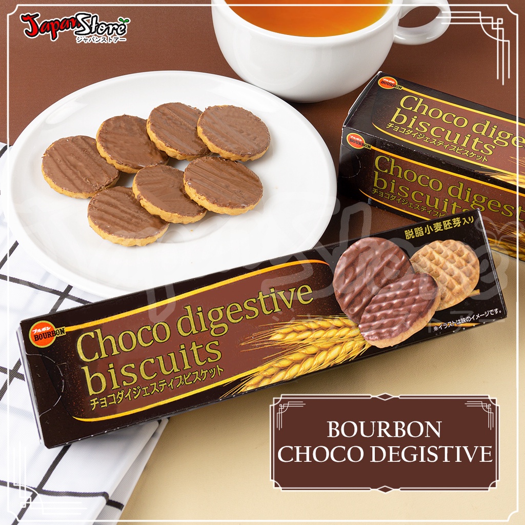 Jual Bourbon Choco Digestive Biscuit Original | Shopee Indonesia