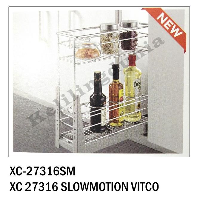 Jual Rak Botol Bumbu Sc Xc 27316 Vitco Sistem Rel Tarik Chrome ...