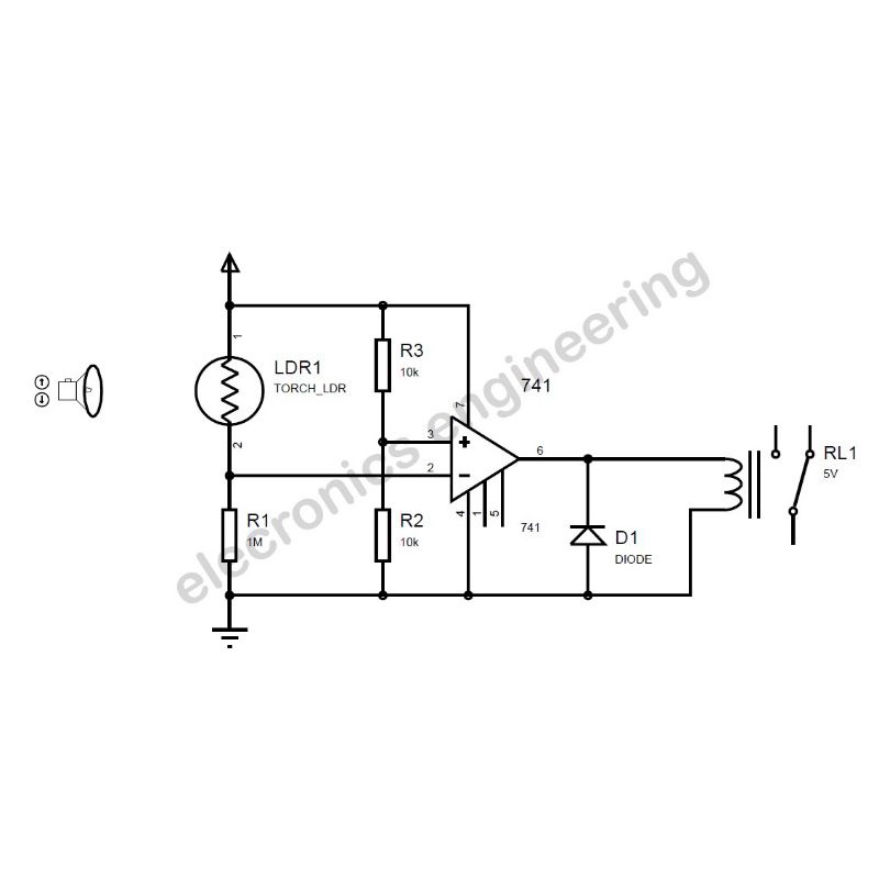 Jual Sensor Cahaya Ic Lm741 Satu Set Komponen Plus Pcb Shopee Indonesia