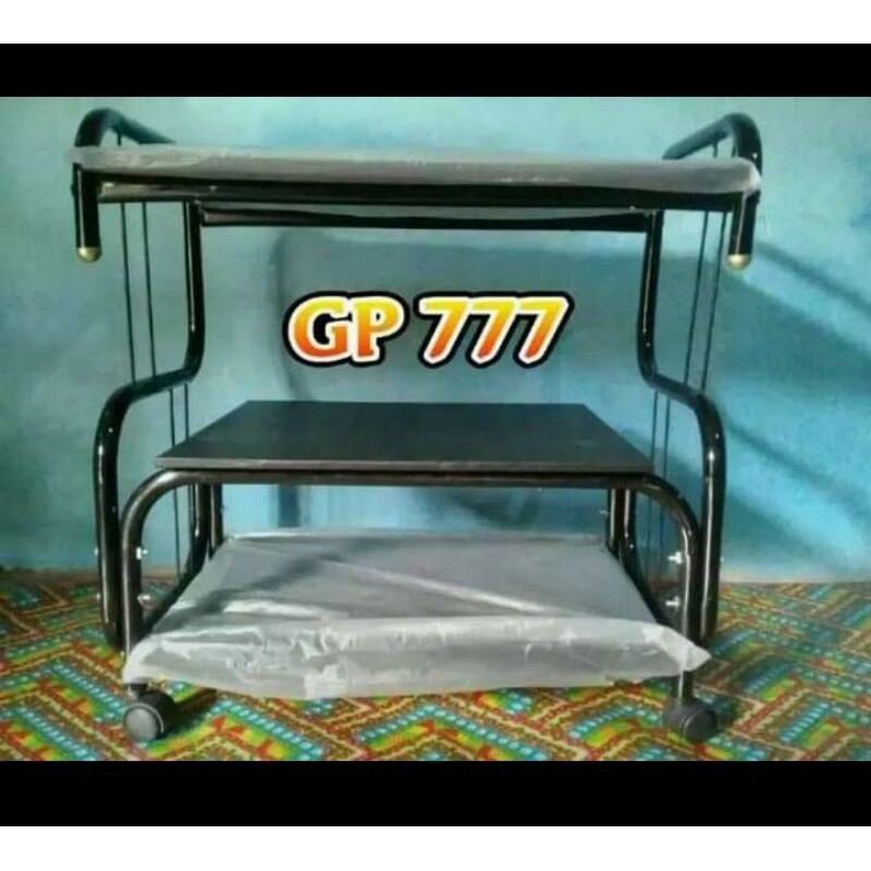 Jual meja tv 3 tingkat + roda, meja magic com, meja serbaguna, new ...