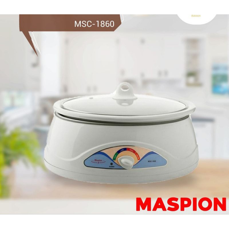Jual Slow Cooker Maspion MSC1860 / SlowCooker MASPION MSC1860 ...