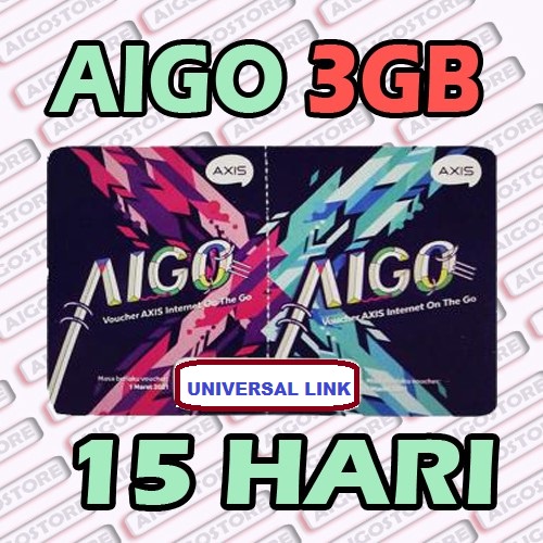 Jual PAKET DATA & VOUCHER AXIS 3GB | 15 HARI | Shopee Indonesia
