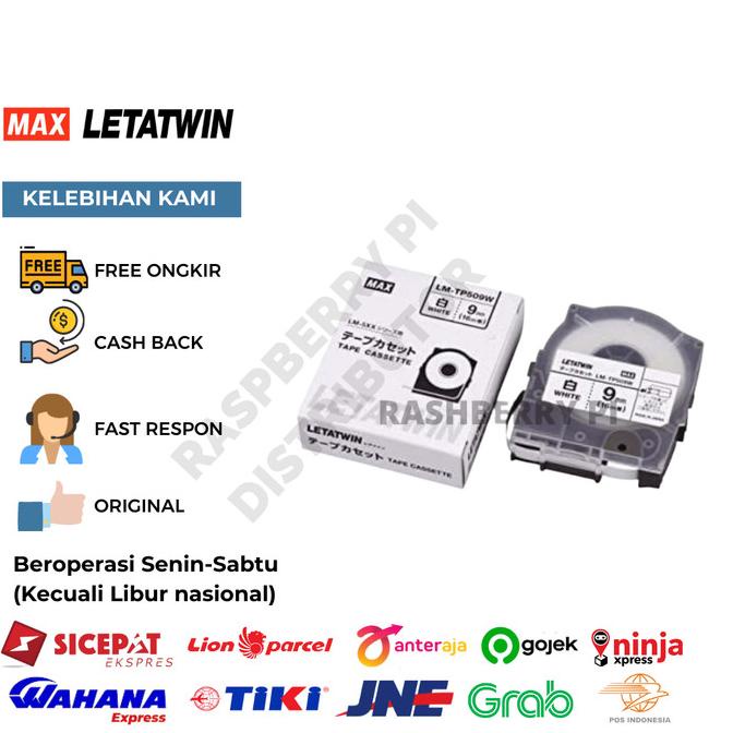 Jual Letatwin LM-TP509W Tape Cassette Putih 9mm | Shopee Indonesia