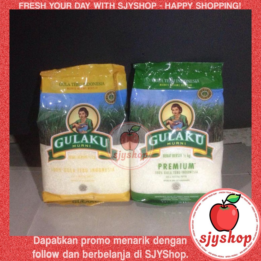 Jual Baca Deskripsi - 500gr Gulaku Gula Pasir Murni Hijau / Premium ...