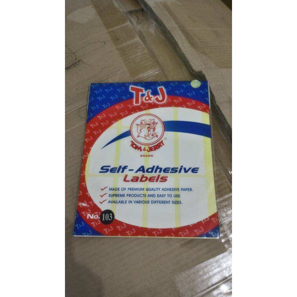 Jual Sticker Label Tom & Jerry Self Adhesive Label No 103 Stiker Label | Shopee Indonesia