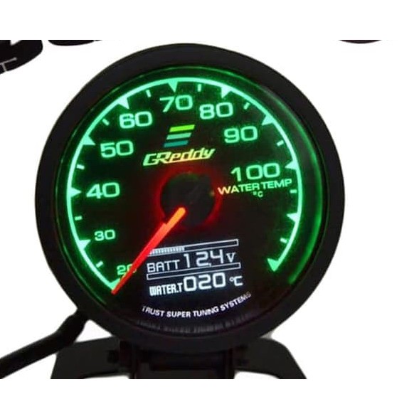 Jual Greedy Water Temp Meter / Greddy gauge 7 color | Shopee Indonesia
