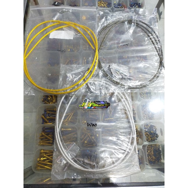 Jual Kabel Gas Universal,matic,bebek,sport(Hitam,Silver,kuning ...