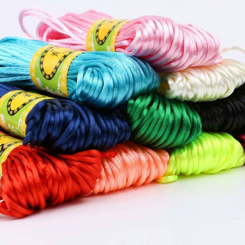 Jual Tali Satin Kancing Sengkelit Spaghetti Shanghai | Shopee Indonesia