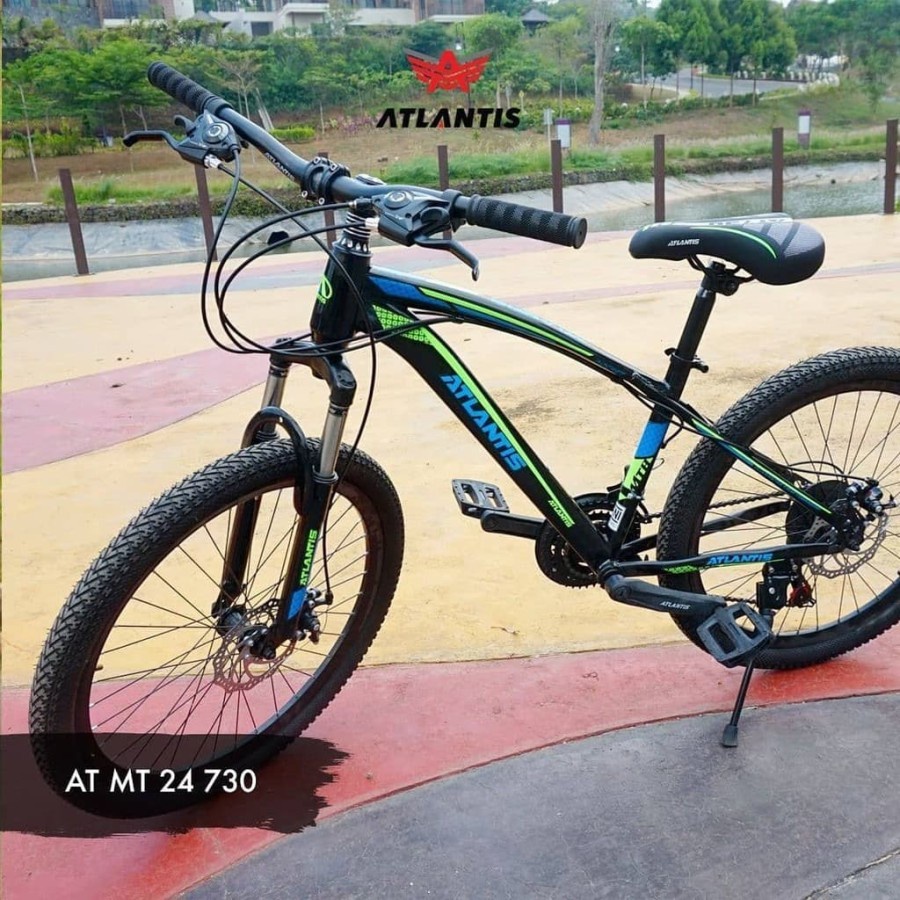 Jual Sepeda Gunung MTB 24 Inch ATLANTIS AT 730 New 21 Speed Discbrake ...