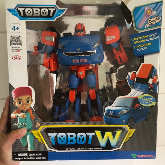 Jual Tobot W transforming robot mainan bisa berubah mobil young toys ...