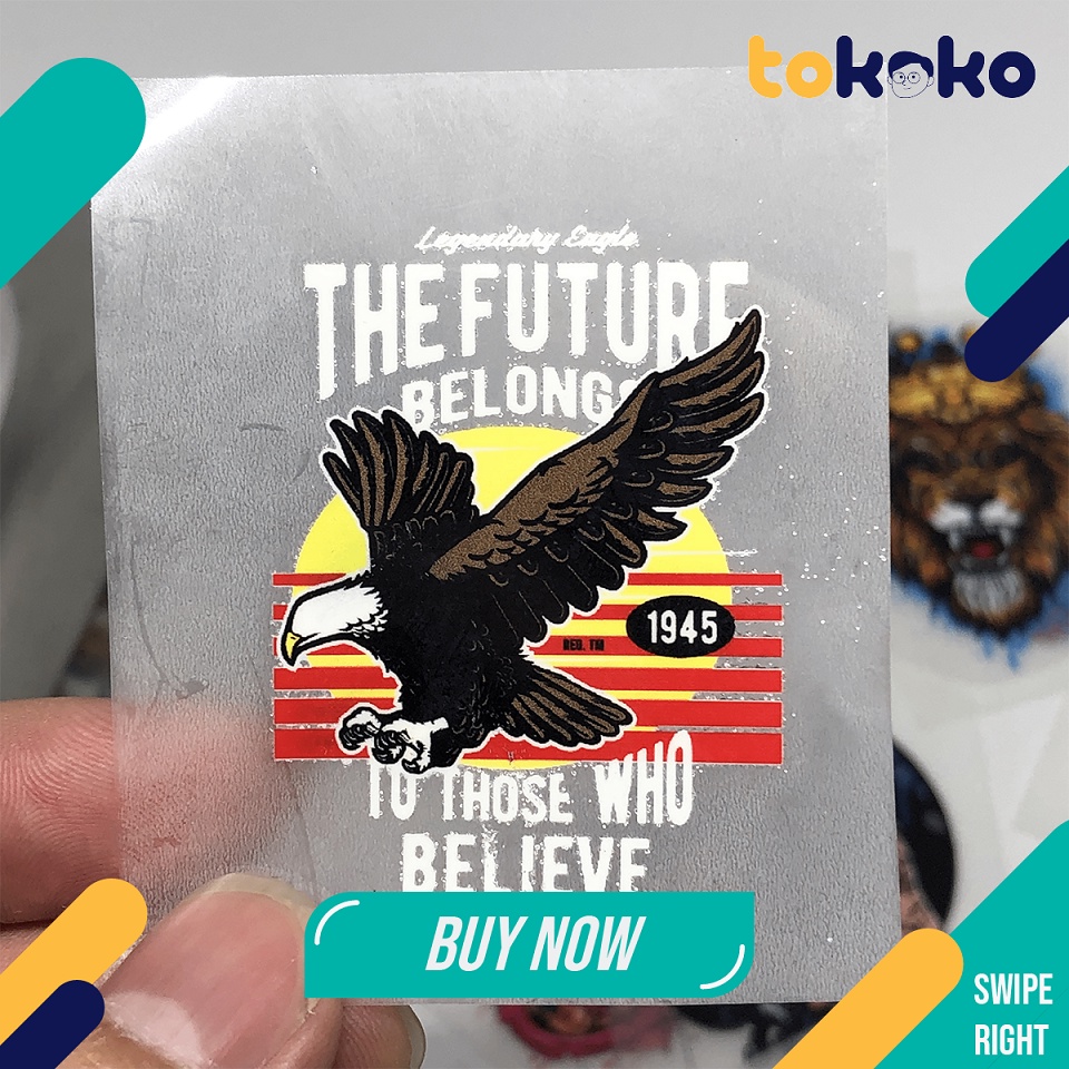 Jual Stiker Sablon Setrika Animals Retro Sablon DTF Sablon Gosok Gambar ...